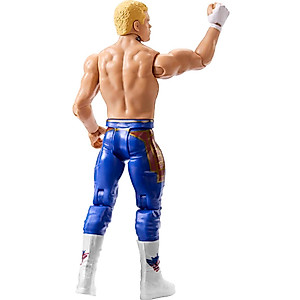 Mattel WWE Cody Rhodes Top Picks Action Figure, Collectible with 10 Points of Articulation & Life-like Detail, 6-inch