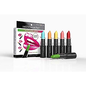 MOODmatcher original Color Changing Lipstick – 12 Hours Long-Lasting, Moisturizing, Smudge-Proof, Easy to Apply Creamy Lipstick, Glamorous Personalized Color, Premium Quality – Made in USA