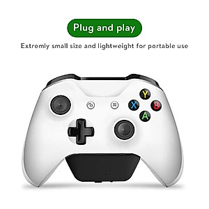 Uberwith Bluetooth Transmitter Dongle for Xbox Controllers - Stereo Audio Adapter Compatible with Wireless Headphones, Speakers, Airpods - Low Latency