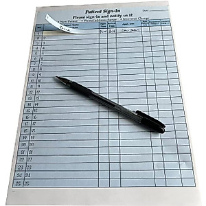 NCR Carbonless 3 Part Patient Sign in Sheets HIPAA Approved and Compliant for Confidentiality in All Medical Offices
