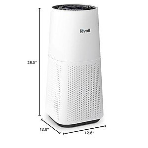 LEVOIT Air Purifiers for Home Large Room with HEPA Filter (LV-H134) and Air Quality Monitor (LV-H133)