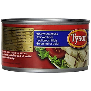 Tyson Chunk Chicken Breast, 12.5-Ounce Cans (Pack of 12)