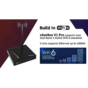 2023 vSeeBox V1 Pro Android TV Box (4GB RAM + 32GB ROM)