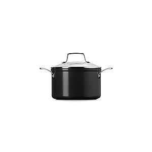 Le Creuset Essential Non-Stick Ceramic Stockpot with Glass Lid, 4 qt.​