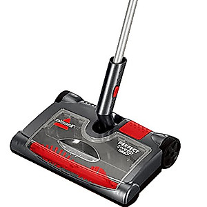 Bissell Perfect Sweep Turbo Bagless Rechargeable Sweeper Standard Gray