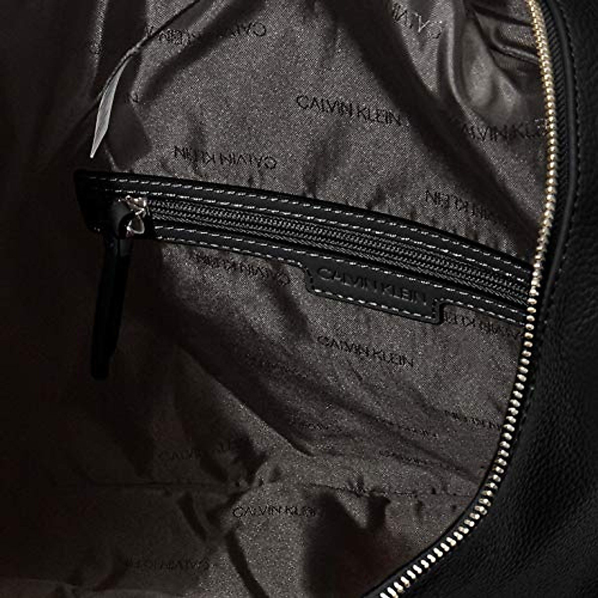 Calvin Klein Geo Rocky Road Hobo, Black/Silver