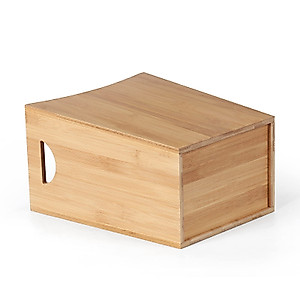 MOOACE Small Trash Can Wastebaskets, 2 Gallon Waste Basket with Handles, Rectangular Trash Basket Garbage Can for Bathroom, Living Room, Office, Kitchen