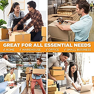 Tape King Clear Packing Tape - 60 Yards Per Roll (6 Refill Rolls) - 2 Inch Wide Stronger 2.7mil, Heavy Duty Sealing Adhesive Industrial Depot Tapes for Moving Packaging Shipping, Office & Storage