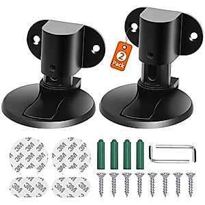 KOLAKO Magnetic Door Stopper, Magnetic Door Stops Black Door Stopper Stainless Steel Magnetic Door Stoppers Floor Adjustable Adhesive Door Catch Invisible Door Holder 2 Pack