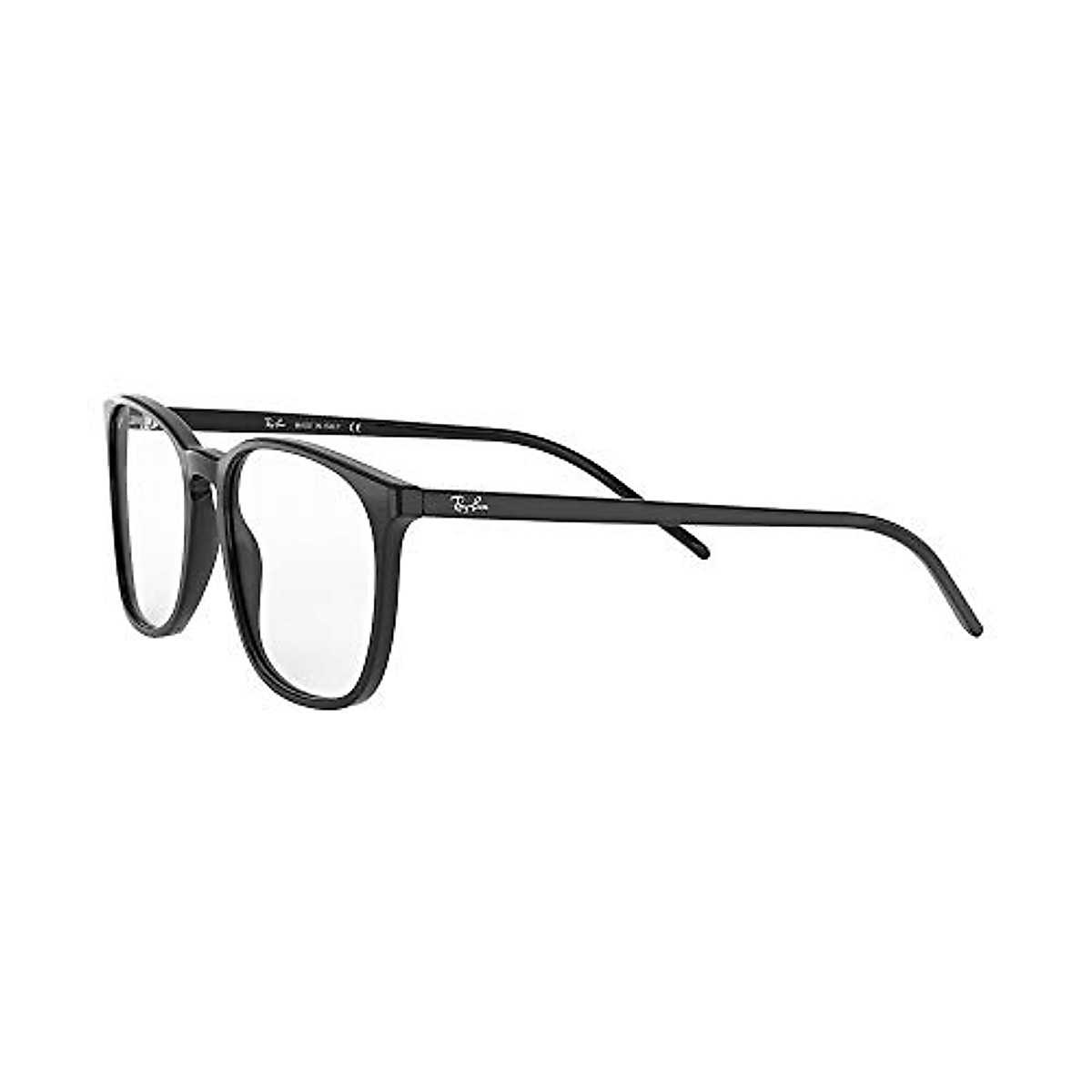 Ray-Ban RX5387 Square Prescription Eyeglass Frames, Black/Demo Lens, 52 mm