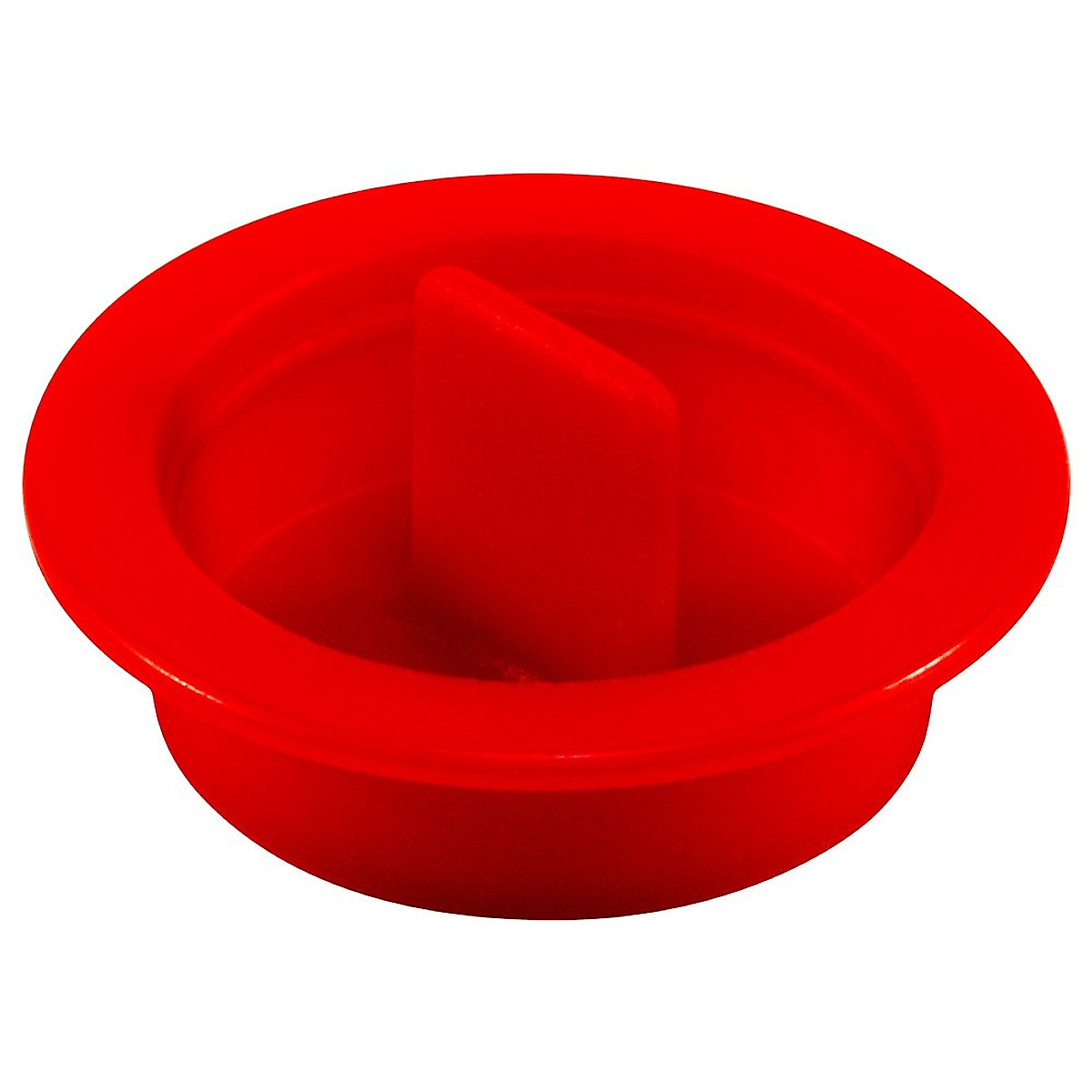 Caplugs ZCPT6XWQ1 Plastic Center Pull Tab Tapered Plug. CPT-6XW, PE-LD, Cap OD 0.78" Plug ID 0.625", Red (Pack of 100)