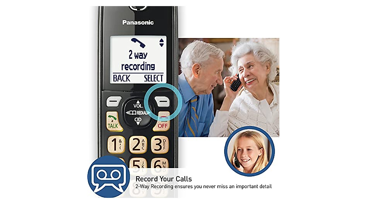 Panasonic Cordless Phone with Advanced Call Block