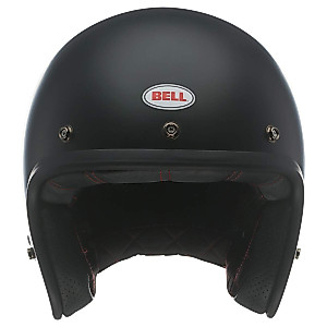 BELL Custom 500 Open-Face Motorcycle Helmet (Matte Black - Medium)