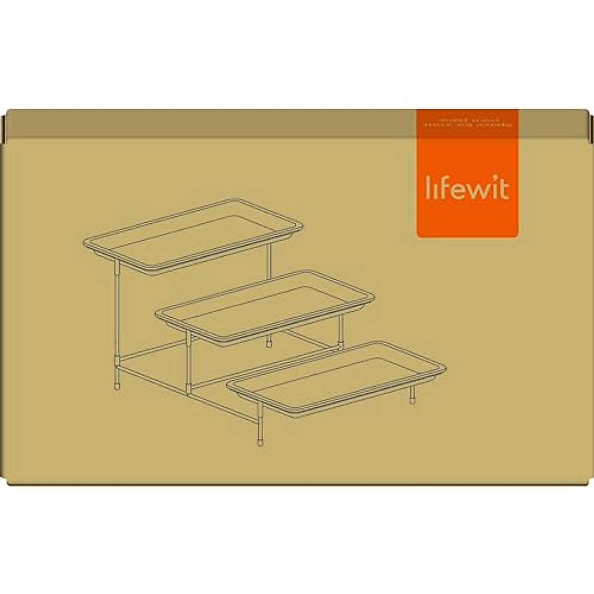 Lifewit 3 Tier Plastic Serving Tray for Party Supplies, 12" x 6.5" Platters for Serving Food, White Reusable Trays with Black Metal Display Stand for Veggie, Fruit, Cookies, Dessert
