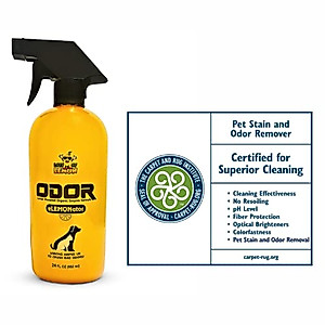 Lots of Lemon - Pet Odor Eliminator for Home - Professional Strength Citrus Infused Enzyme Powered Urine Odor Eliminator for Carpet, Furniture, Hardwood Floors & Rugs - Small Dogs