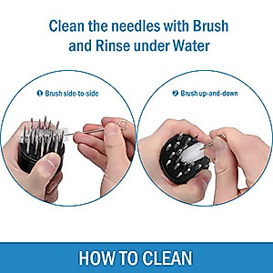 KUCCOON Meat Tenderizer Tool Stainless Steel Needle Ultra Sharp 24 Blades Tenderizer Tool for Tenderizing Beef Chicken Steak Veal Pork