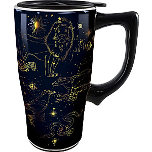 Spoontiques - Ceramic Travel Mugs - Harry Potter Constellations Cup - Hot or Cold Beverages - Gift for Coffee Lovers