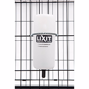 Lixit Wide Mouth Water Bottles for Large and Small Dogs (32oz Large Dog, White)