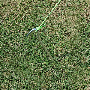 12Pcs Aluminium Tent Stakes for Sand,Beach Camping-7 Inch Long Metal Inflexible Steel Ground Stakes Tent for Outdoor Trip Hiking Gardening (Silver 12Pack)