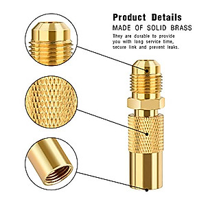 WADEO 12FT RV Quick Connect Propane Hose for RV to Grill, Propane Adapter Fitting with Propane Extension Hose for Blackstone 17"/22" Griddle