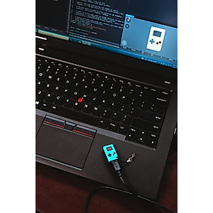 TinyCircuits Thumby (Gray), Tiny Game Console, Playable Programmable Keychain: Electronic Miniature, STEM Learning Tool
