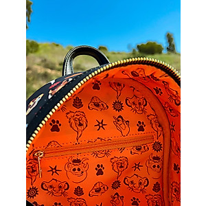 Loungefly Disney Lion King Faces Embroidered Mini Backpack Exclusive