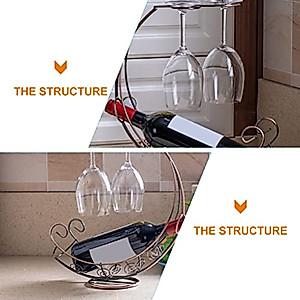 Cabilock Wine Bottle Rack Countertop Rack Glasses Rack Pirate Ship Bottle Holder Storage Shelf Beer Soda Can Dispenser for Home Party Bar Bottle Holders Ornament Display Stand Ornament Display Stand