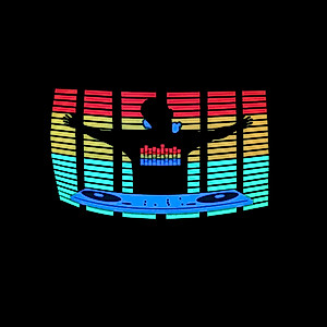 CAPLED Flashing LED Hats – Sound Activated Baseball Cap with Lights (DJ)