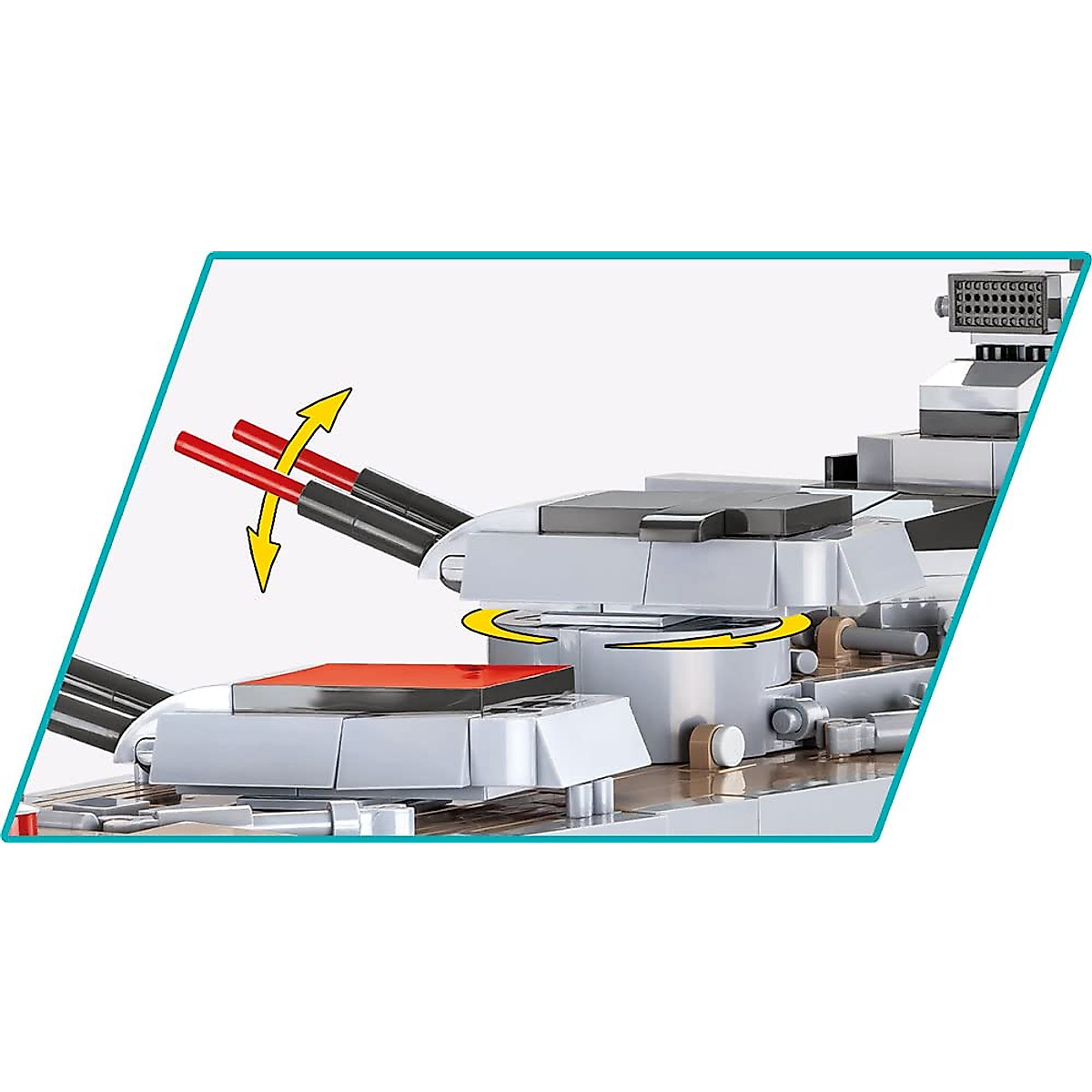 COBI Historical Collection World War II Battleship Bismarck, White