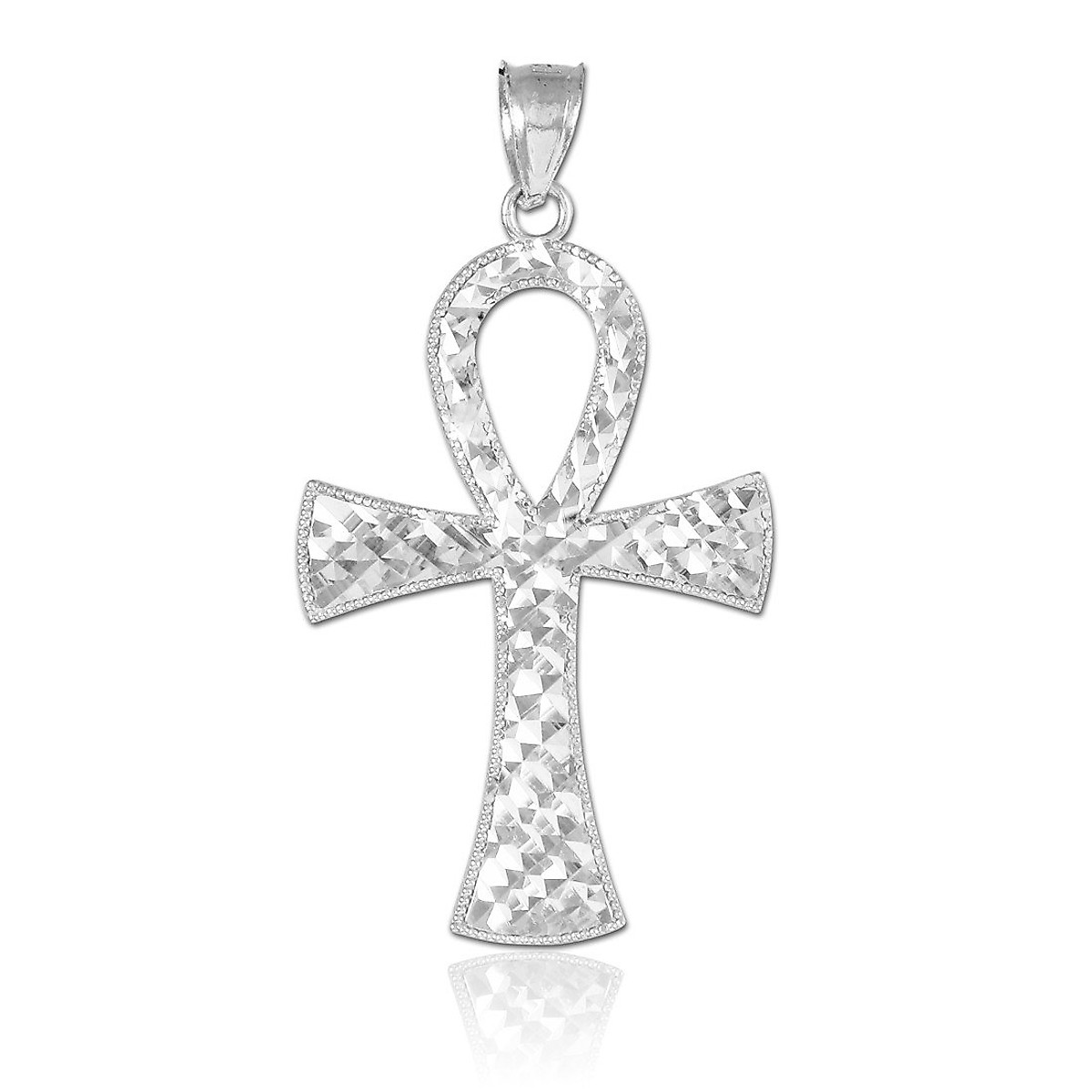 925 Sterling Silver Egyptian Ankh Cross Charm Pendant