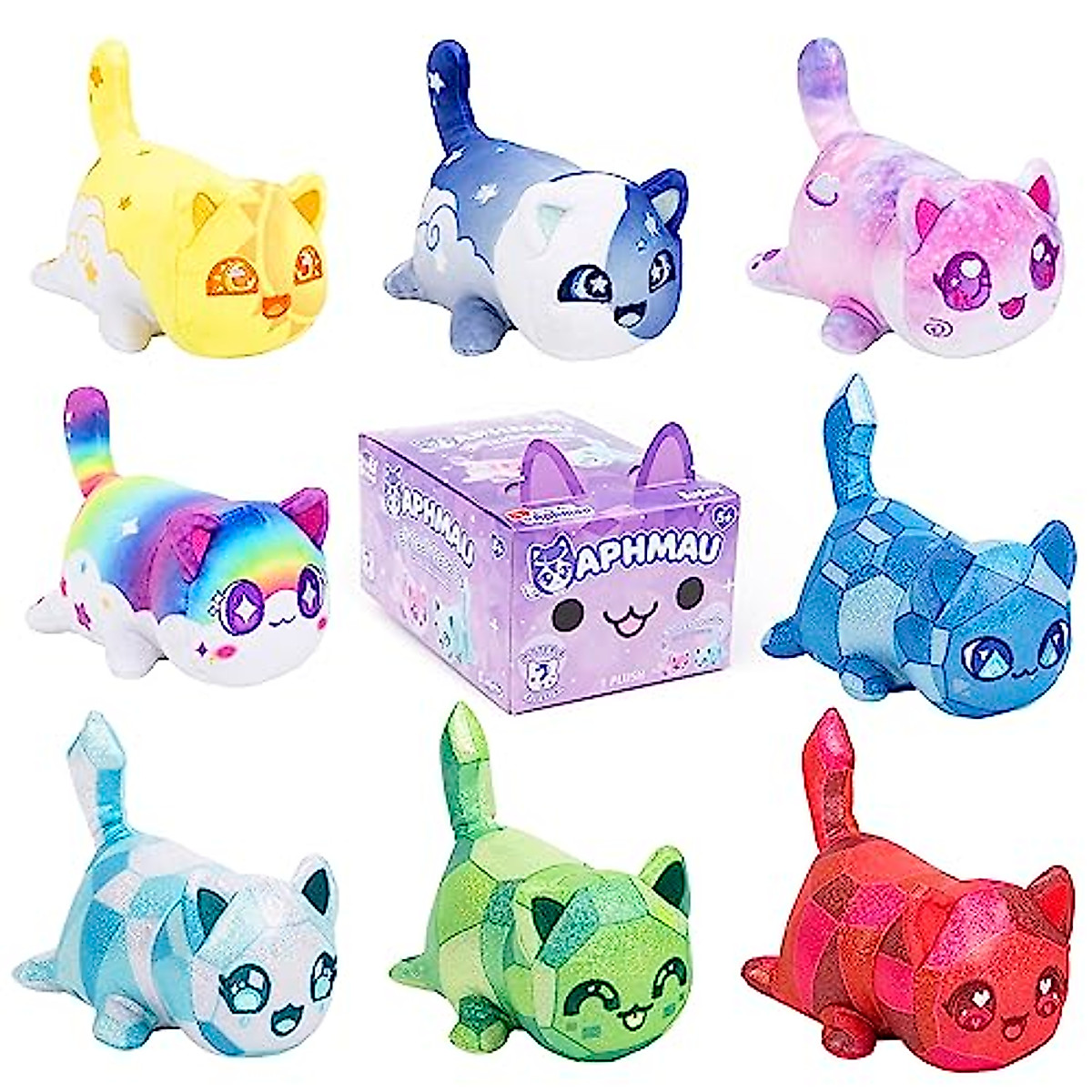 Aphmau 6” MeeMeow Mystery Plush – Series 4; YouTube Gaming Channel, Blind Box, 1 of 8 Possible Celestial MeeMeows, Official Merch, Styles May Vary