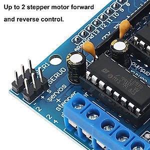 DiGiYes L293D DC Motor Drive Stepper Motor Drive Shield Expansion Board Fit for Arduino / Duemilanove / Raspberry Pi