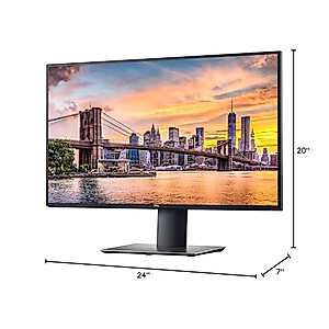 Dell UltraSharp U2720Q 27 Inch 4K UHD (3840 x 2160) LED Backlit LCD IPS USB-C Monitor (7GZ651) (Renewed)