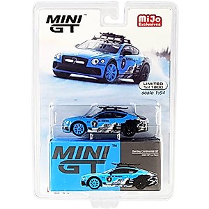 TRUE SCALE miniatures Bentley Continental GT #9 Catie Munnings GP Ice Race (2020) Limited Edition to 1800 Pieces 1/64 Diecast Model Car by True Scale Miniatures MGT00247