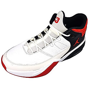 NIKE Men's Sneakers Gymnastics Shoes, White University Red Black, 10.5 AU