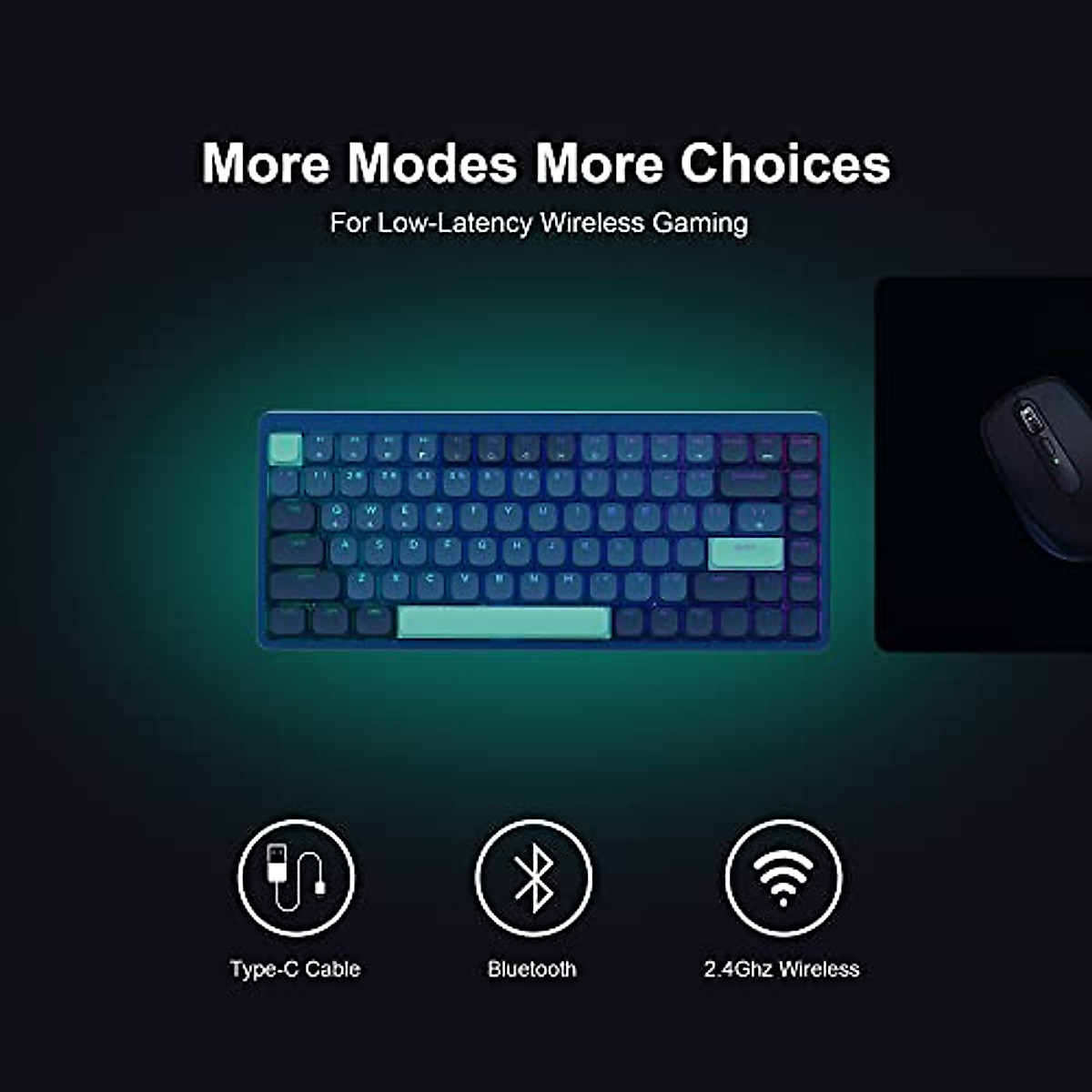 COSTOM XVX L75 Wireless Mechanical Keyboard & Wired Gaming Mouse