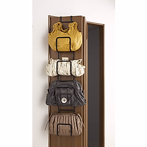 Yamazaki Bag Holder, Steel, Black, Anpassbar