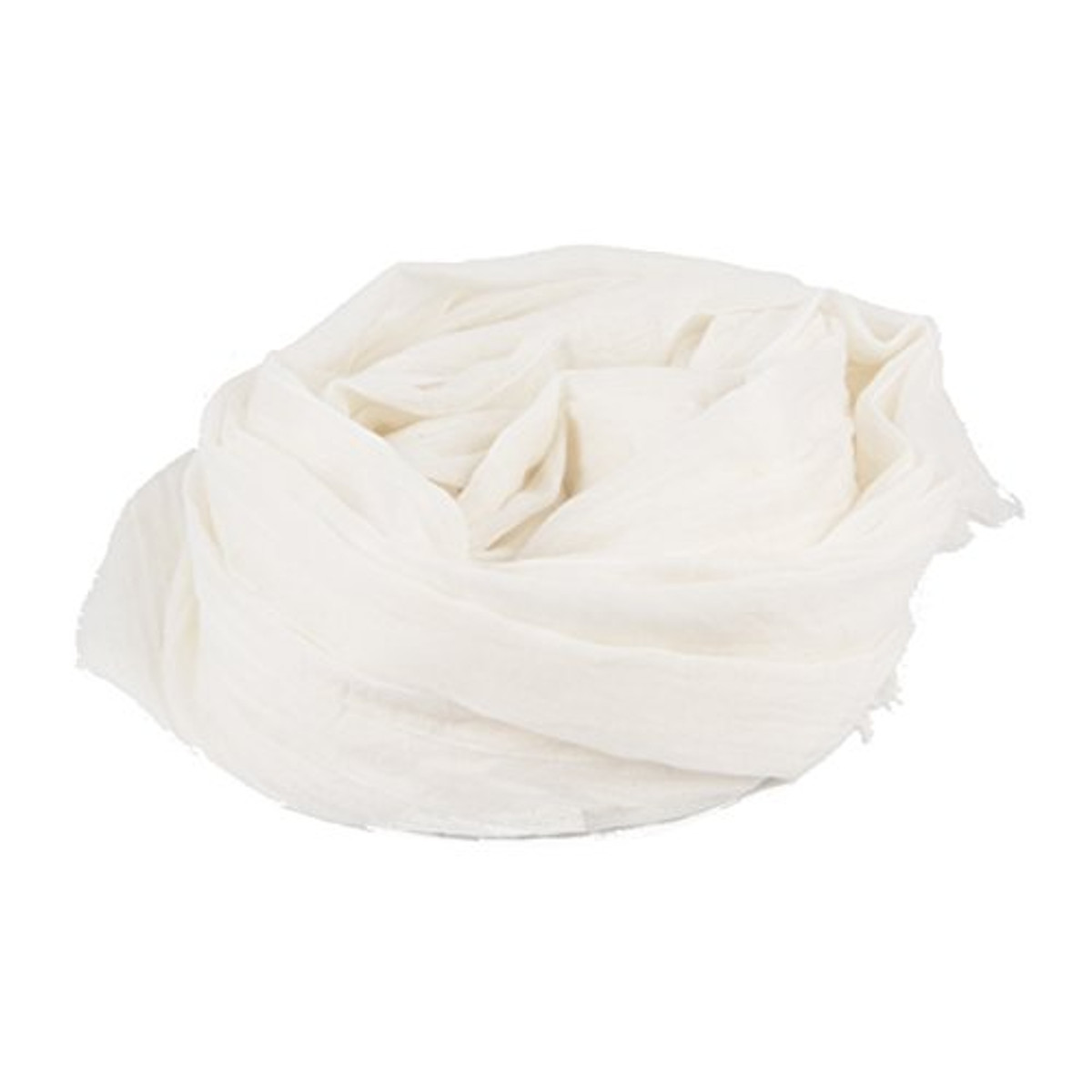 Iristide Womens Long Scarf in Solid Color, Light Weight Large Shawls Wrap for Beach Outdoor Camping Traveling Sunscreen Neckwear 75×43 inch (White)