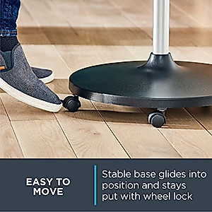 Rowenta Extreme Outdoor Fan with Remote 65 Inches Ultra Quiet Fan Oscillating, Portable, 3 Speeds, Digital Control VU4510, Black