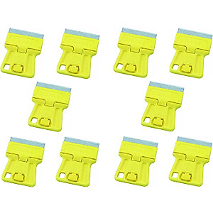 Stanley 28-100 1-3/16" High Visibility Mini Razor blade scraper (10 Pack)