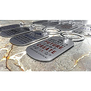 (12-Pack) Motivational Keychains with Inspirational Quotes - Wholesale Bulk Keychains for Corporate Office Gifts, Thank You Appreciation Gifts for Staff, Small Bulk Gifts for Coworkers and Employees