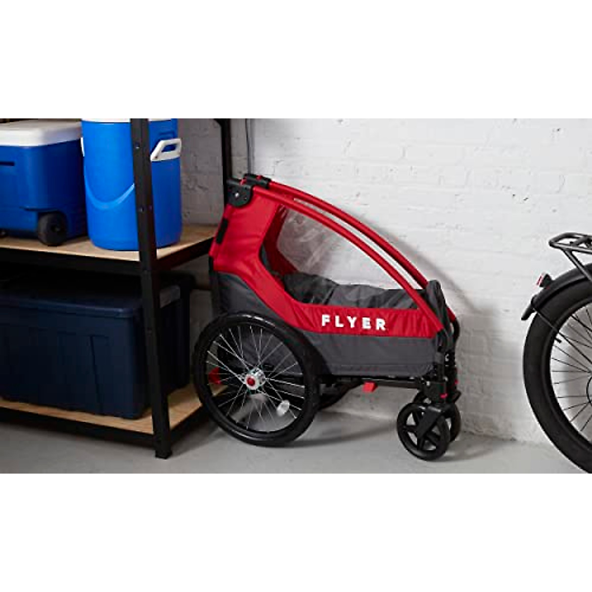 Flyer™ Duoflex 2 in 1 Bike Trailer and Stroller for Toddlers, 1+ Years