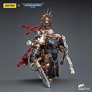 HiPlay JoyToy Warhammer 40K Black Templars High Marshal Helbrecht 1:18 Scale Collectible Action Figure