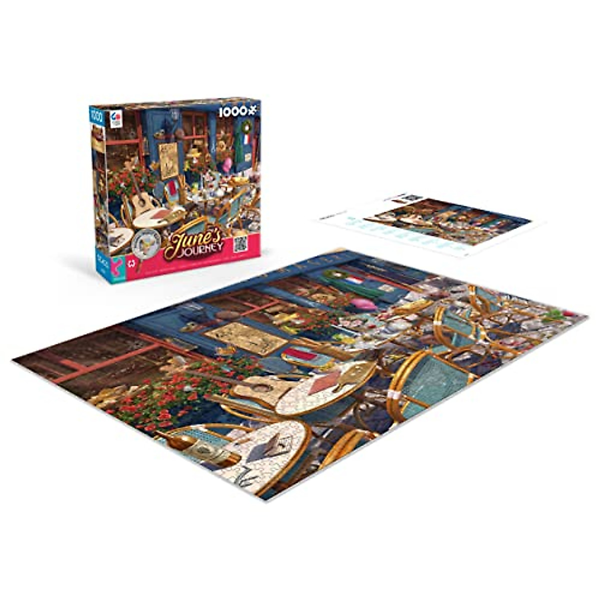 Ceaco - June's Journey - Wine & Cheese Shop - 1000 Piece Jigsaw Puzzle