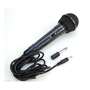 Dynamic Microphone Mic w/Extra Adapter Karaoke Systems & Computers 3.5mm & 6.3mm