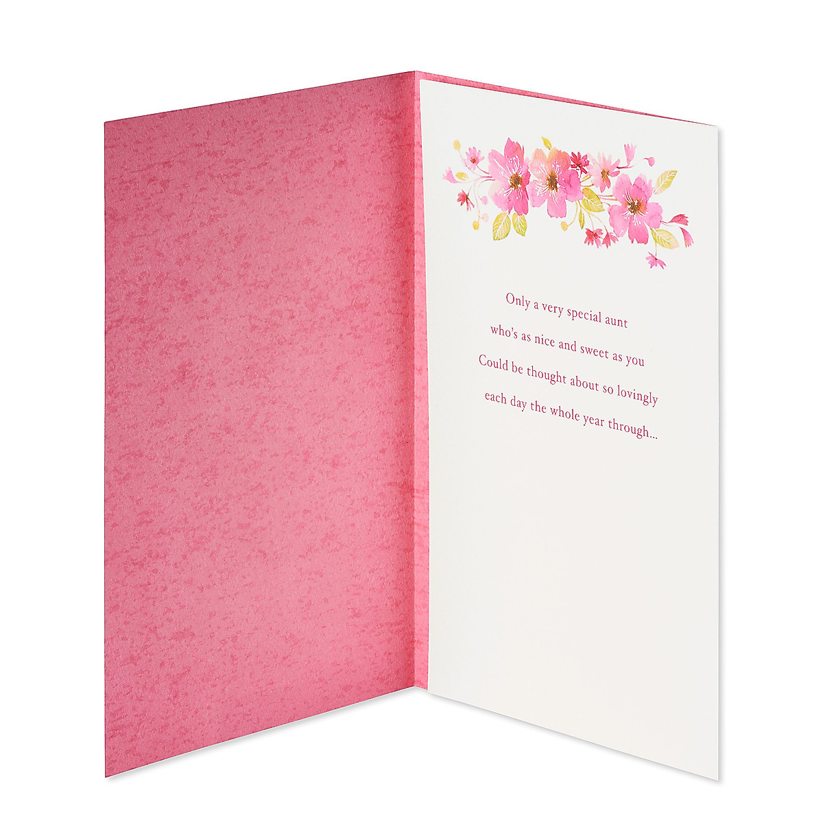 American Greetings Birthday Card for Aunt (Floral)