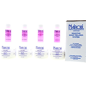 Nairobi Conditioning Sensitive Scalp Hair Relaxer Kit, 4 Count by Nairobi