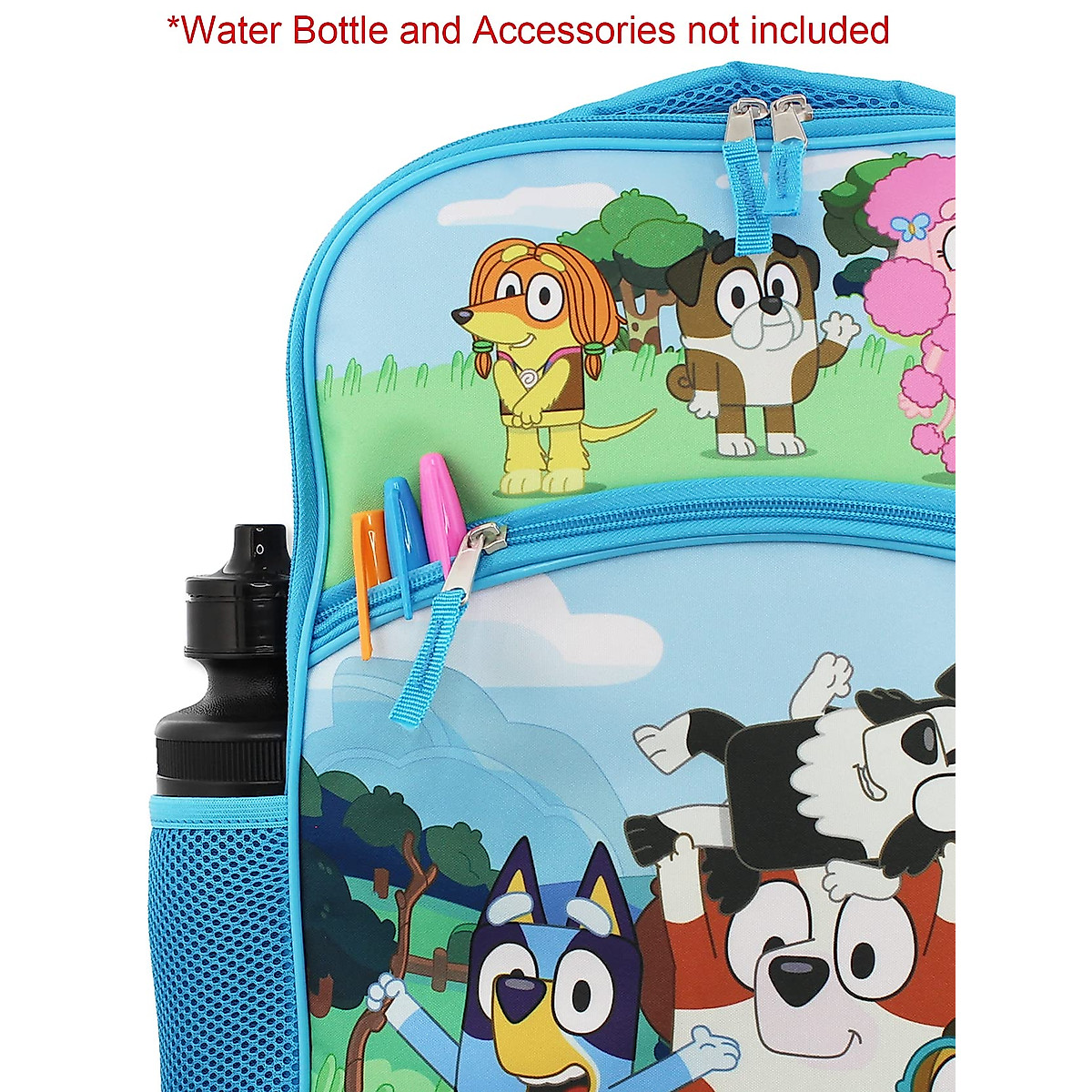 Bluey Kids 16 Inch School Backpack (One Size, Blue)