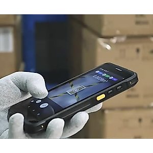 RUGLINE Inventory Barcode Scanner Android Barcode Scanner with 5.5 Inch Full Screen & Dock Charger, Android 11 PDA Handheld Scanner 1D/2D QR Zebra Scanner 4G WiFi Rugged for Inventory Warehouse