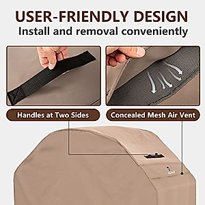 WEIMELL 800D BBQ Grill Cover for Outdoor Grill,58 Inch BBQ Covers Waterproof Heavy Duty,Gas Grill Covers for Outside,Barbeque Grill Cover for Weber,Char-Broil,Genesis,Brinkmann,Dyna-glo Nexgrill